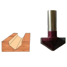 Broca para Router Corte en “ V ” 1’’ Md-401